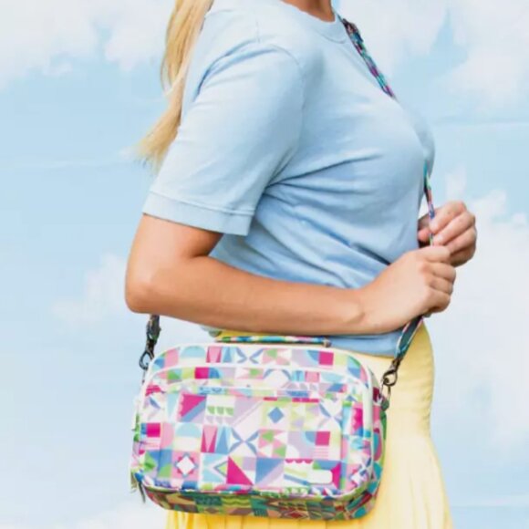 lug | Bags | Lug Scoop Crossbody Bag In Small World Multi | Poshmark